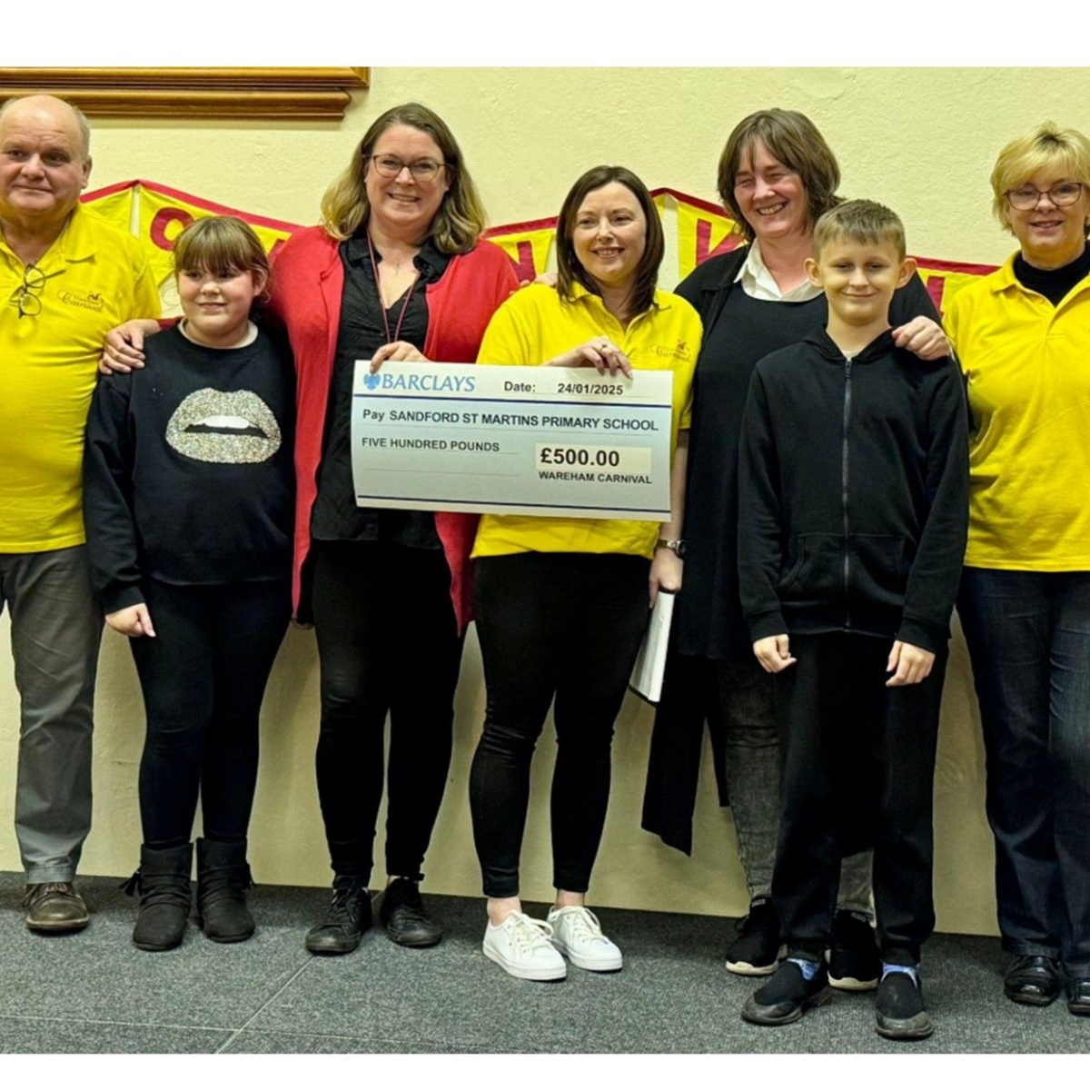 Sandford St Martin's Primary School - Wareham Carnival Committee